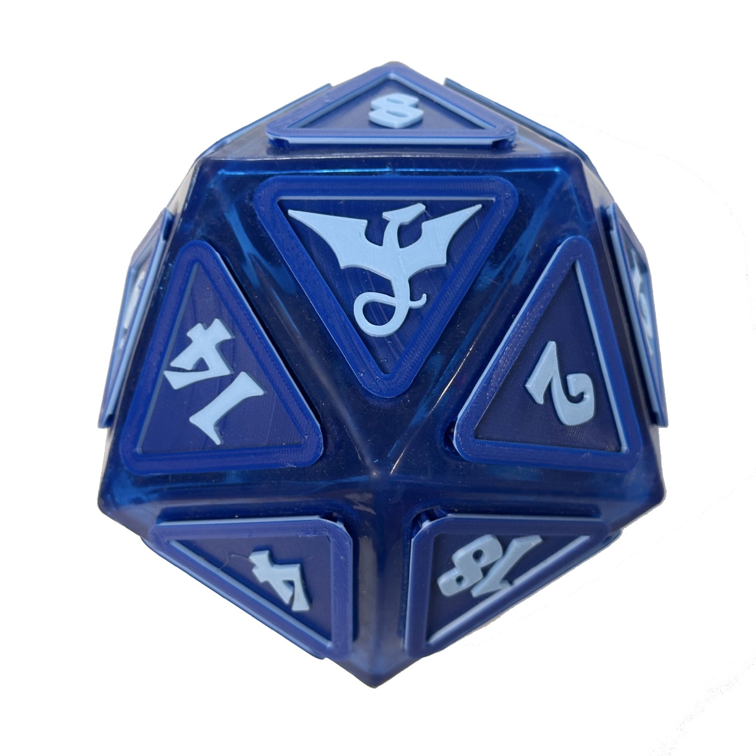 2020: Epic Sea Dragon d20 (6.5" custom d20) – Black Oak Workshop