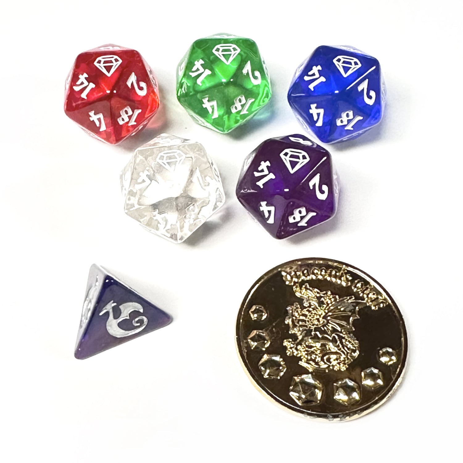 Advent-ure Calendar® 05: Dragon's Lair - Ruby d20, Emerald d20, Sapphi ...