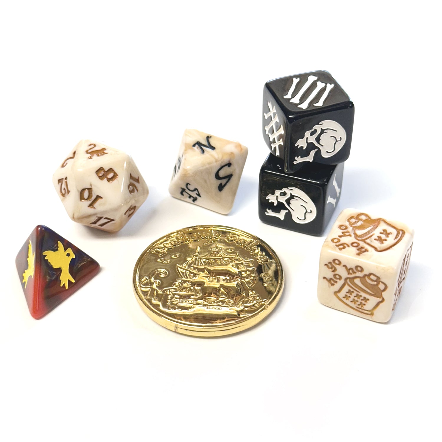 Advent-ure Calendar® 06: Deathgale Galleon - Jib d20 (monkey), Compass ...