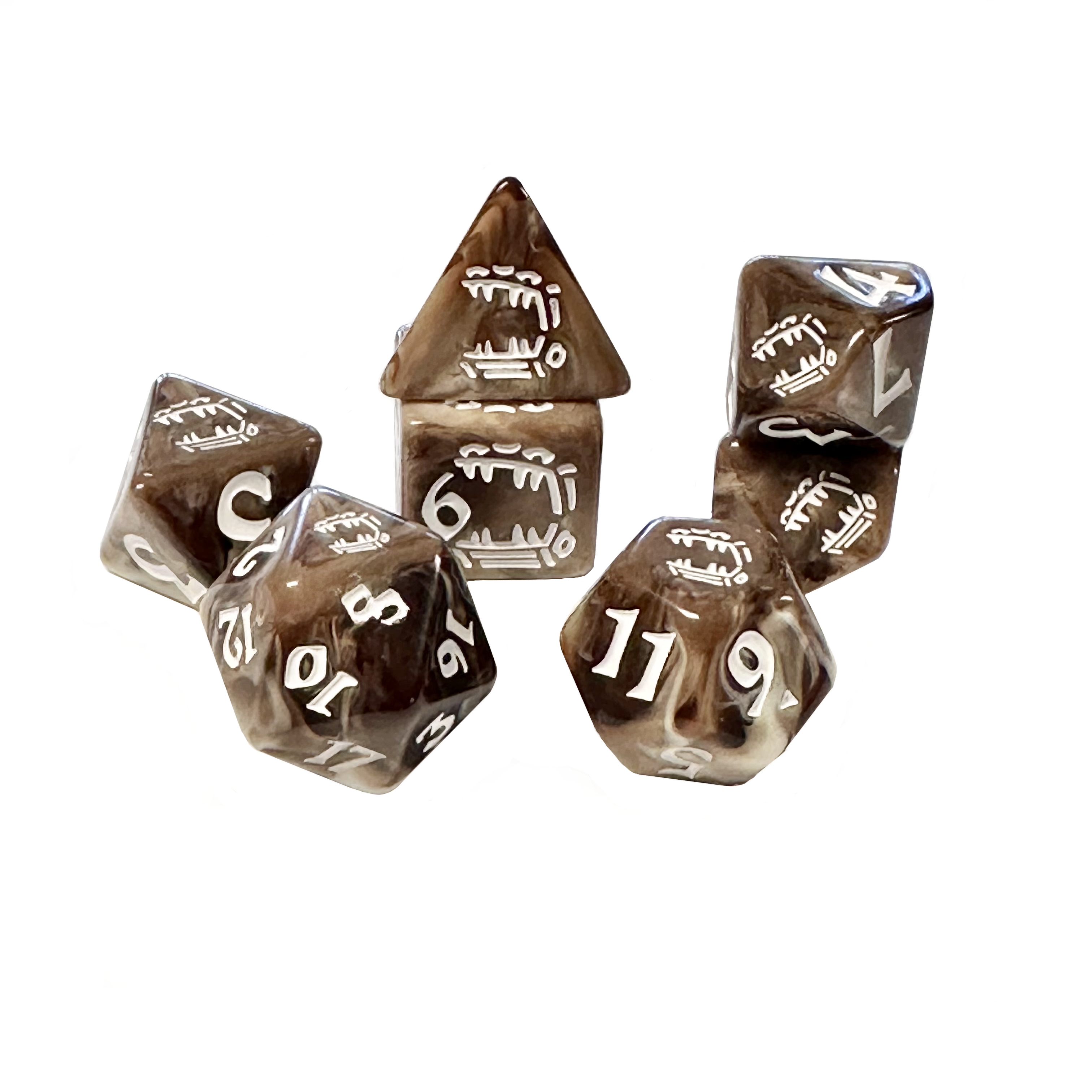 Mimic Polyhedral Dice Set – Black Oak Workshop