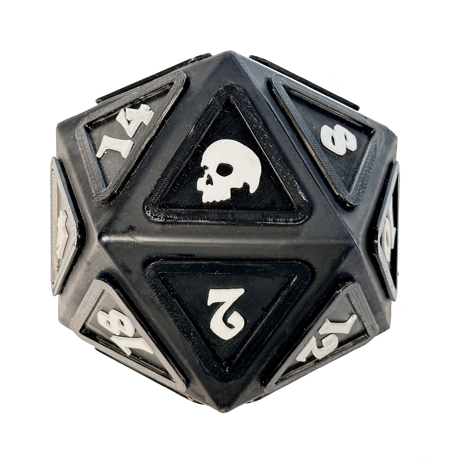 2019: Epic Death d20 (6.5" custom d20) – Black Oak Workshop